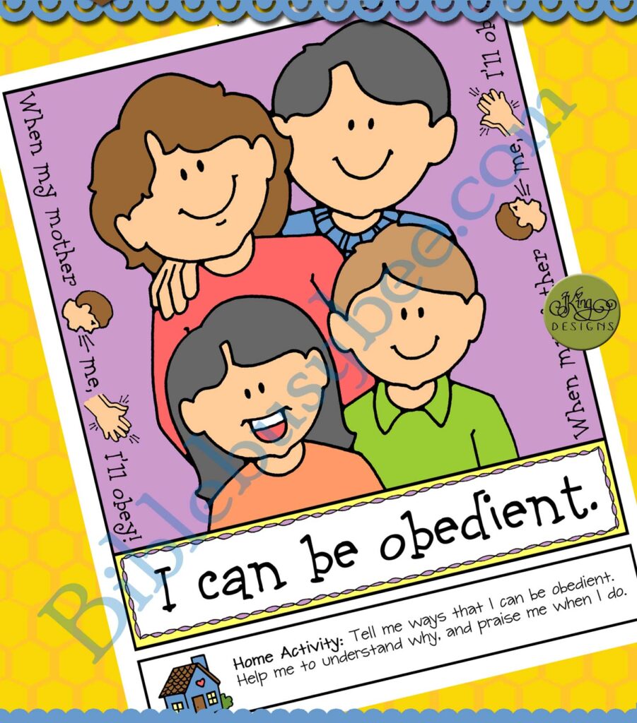 OBEDIENCE Lesson Lifesaver Activity: I Can Be Obedient. poster or ...