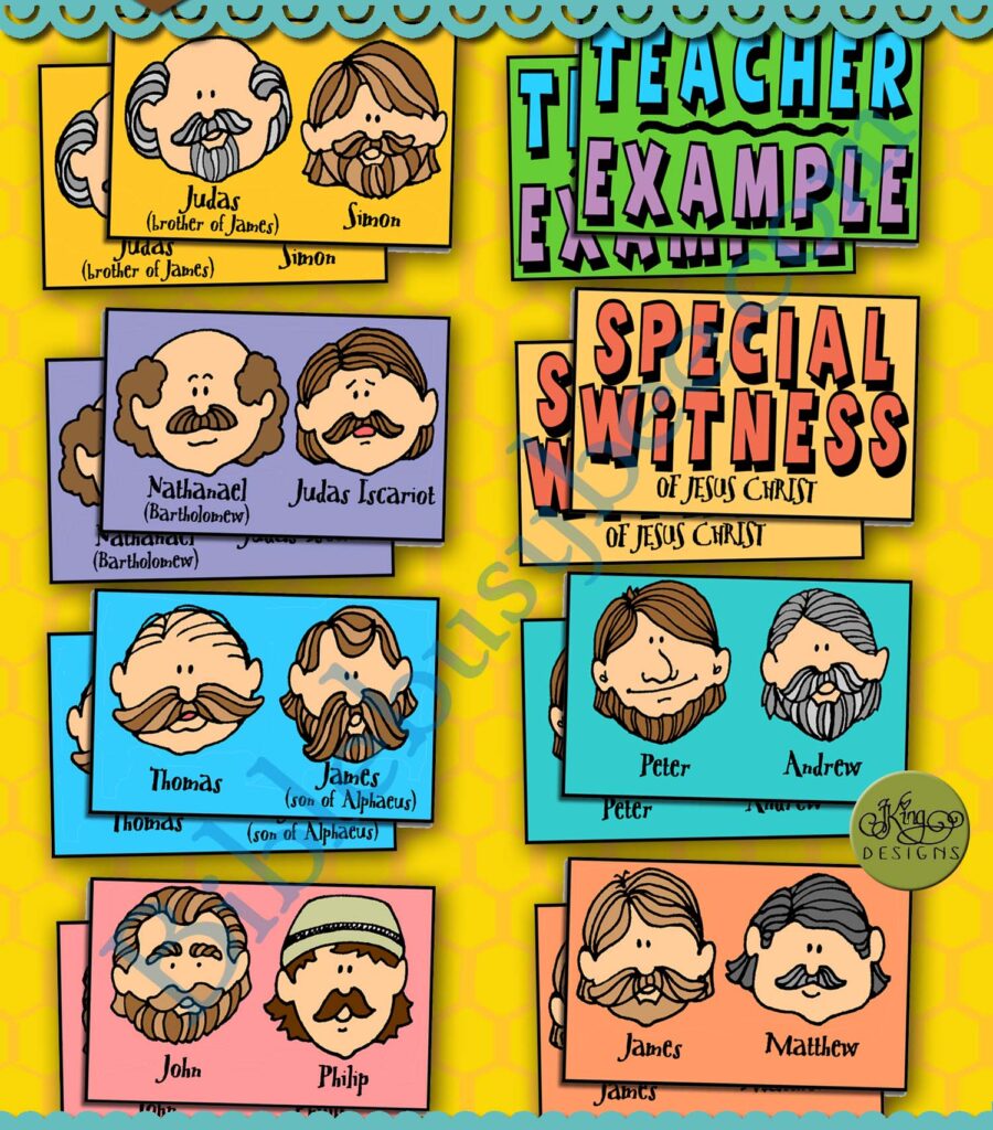 STAND AS A WITNESS Lesson Lifesaver Activity: Apostles Were Special ...