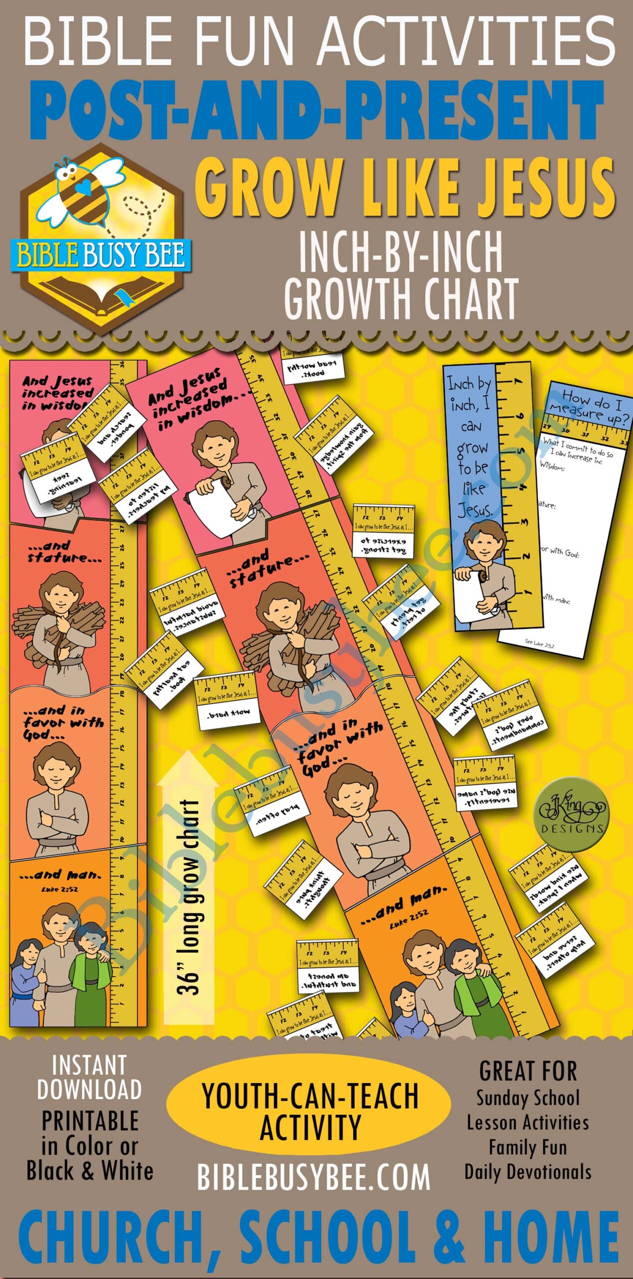 FOLLOW JESUS Lesson Lifesaver Activity: I can grow like Jesus. Luke 2: ...