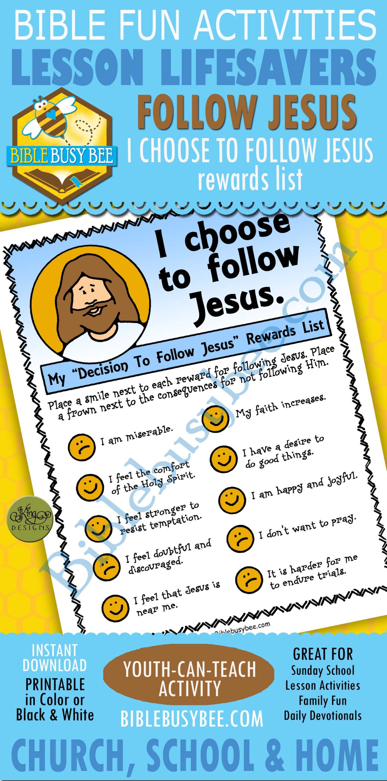 FOLLOW JESUS: My "Decision to Follow Jesus" Rewards List - Bible study ...