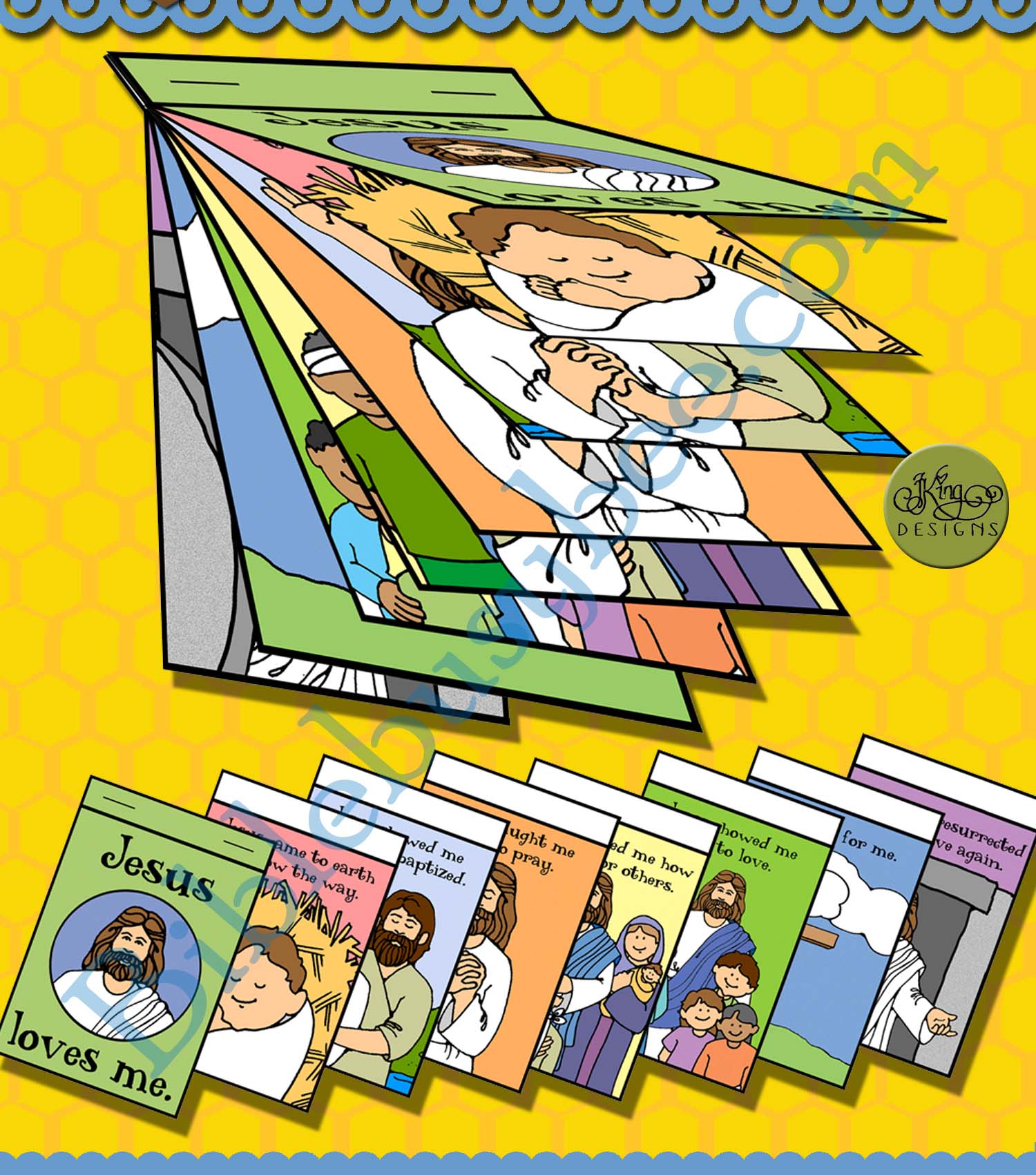 JESUS LOVES ME: Count-the-Ways spotlight book (Ages 1-5) Bible study ...