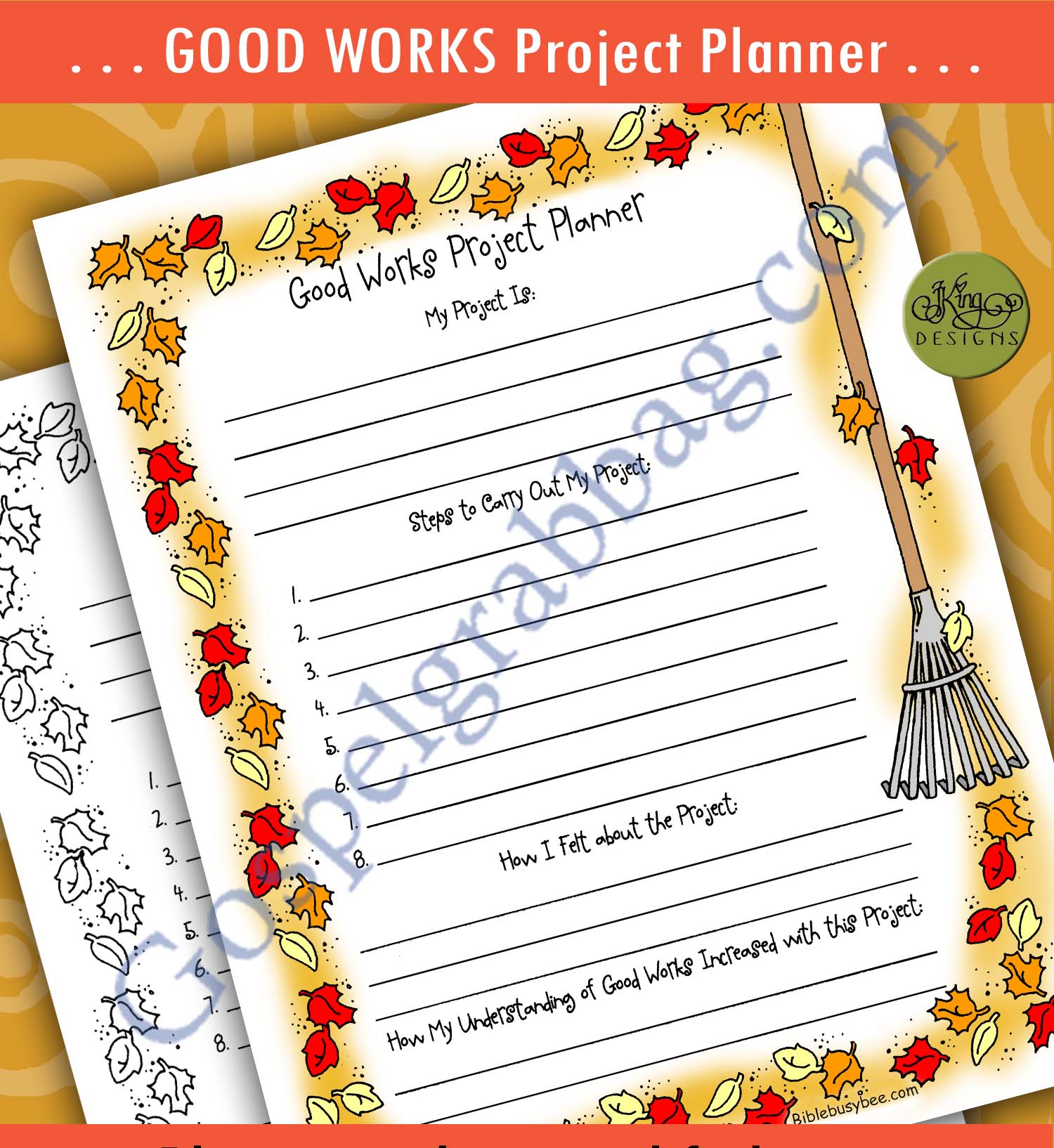 YOUTH GOALS: Good Works Project Planner - Luke 2:52 Follow Jesus (plan ...